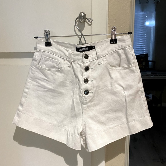 Missguided | Shorts | Missguided High Rise High Waisted Denim Shorts ...